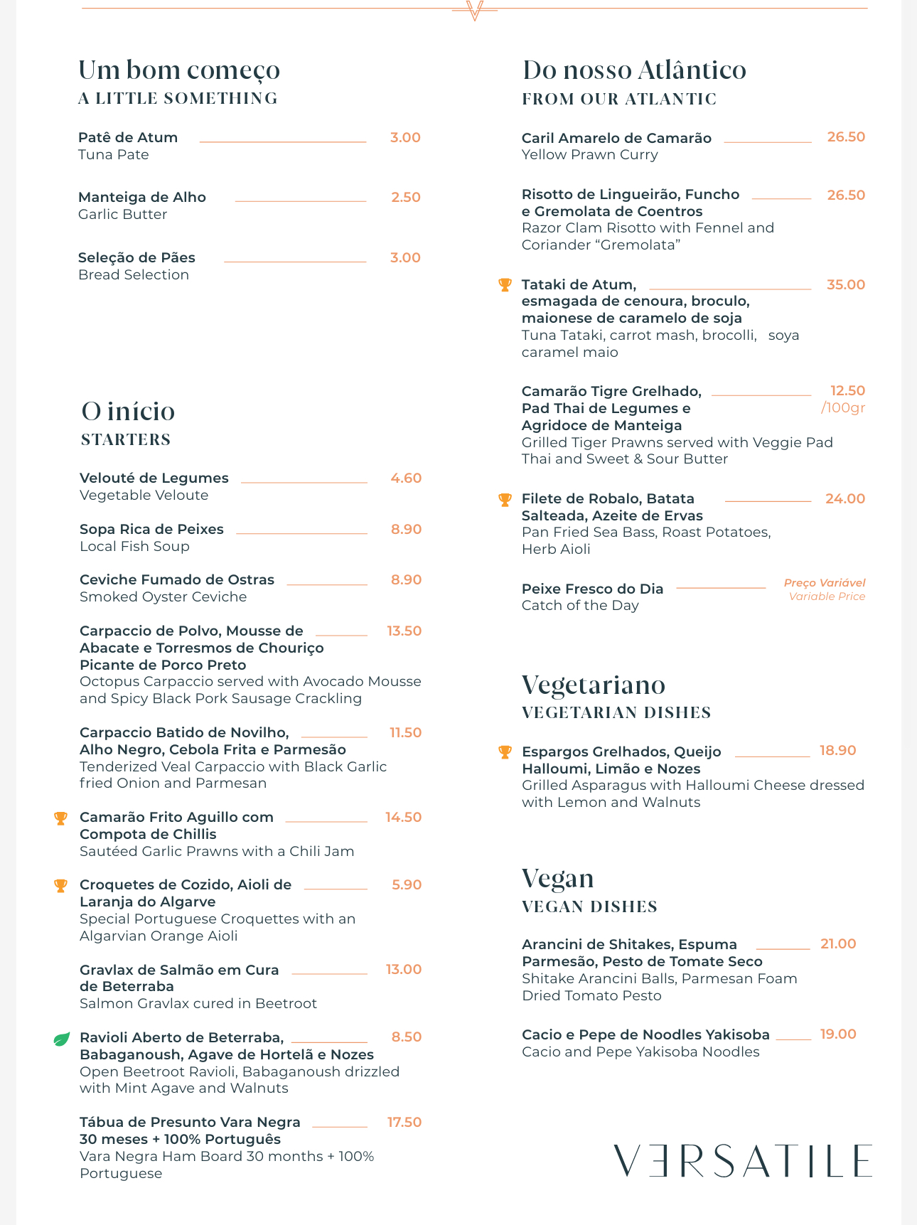 Restaurant — VERSATILE